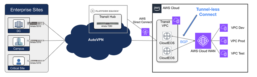 Accelerate AWS Access with Arista